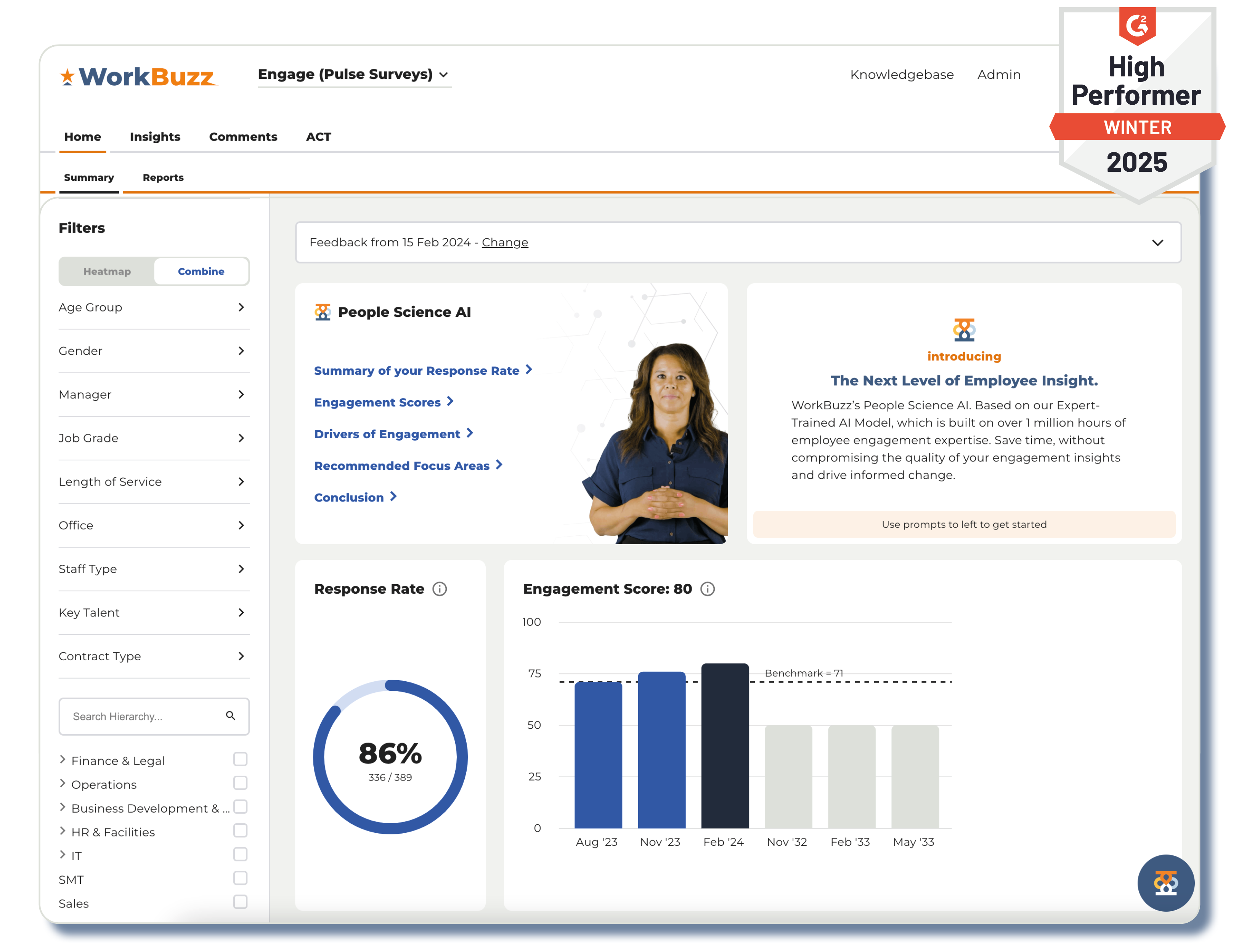 Employee Survey & Listening Platform | WorkBuzz