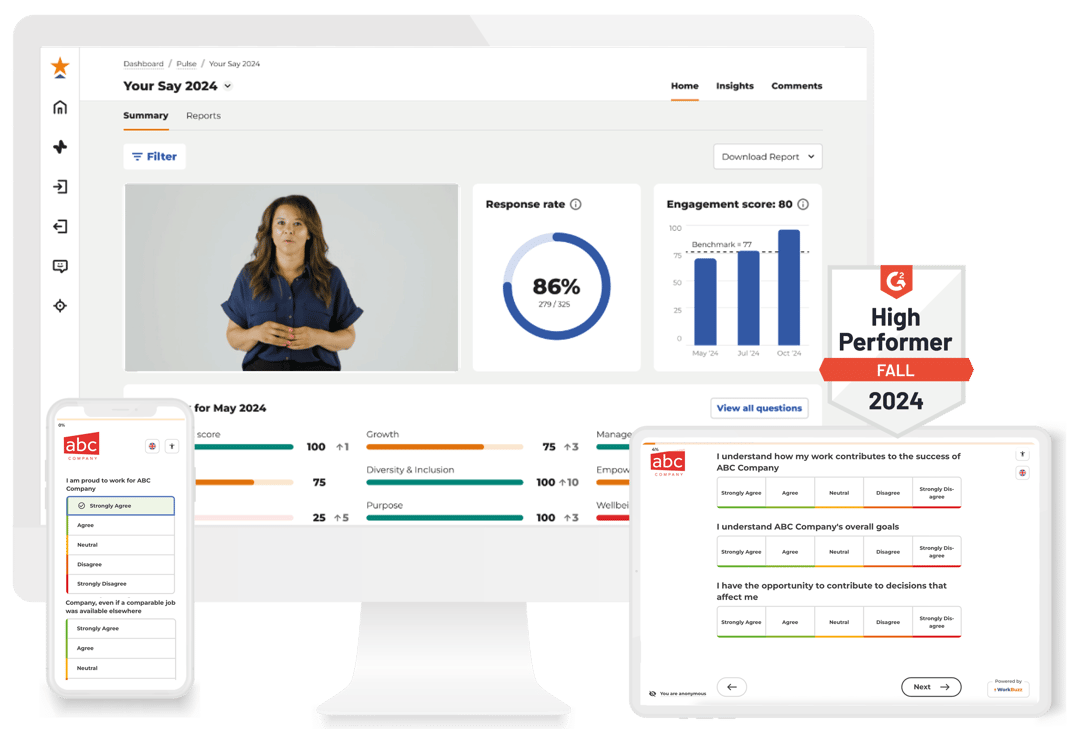 Our Employee Survey & Listening Platform | WorkBuzz